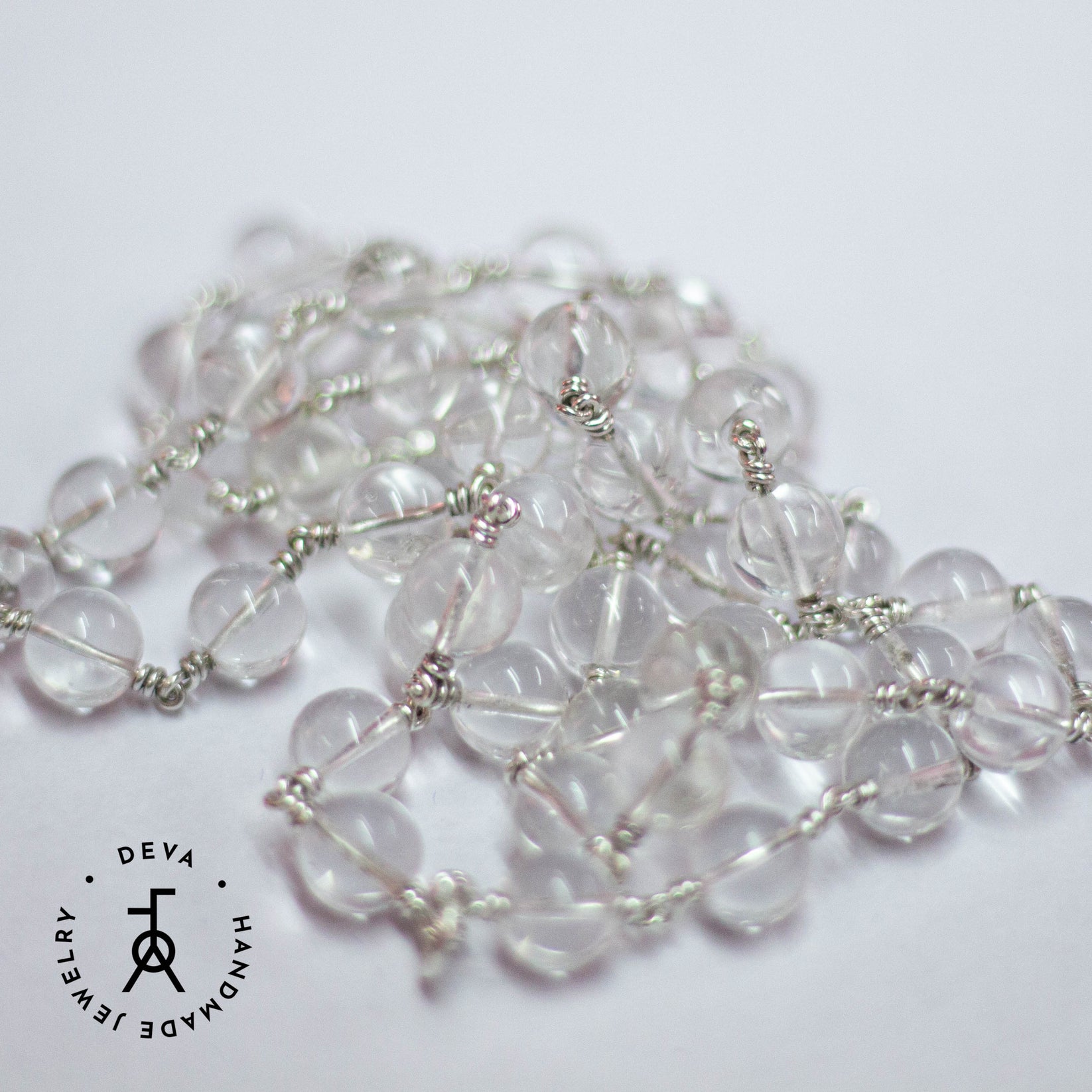 Original Spadiga Malai 54 Beads Silver – Devajeweller